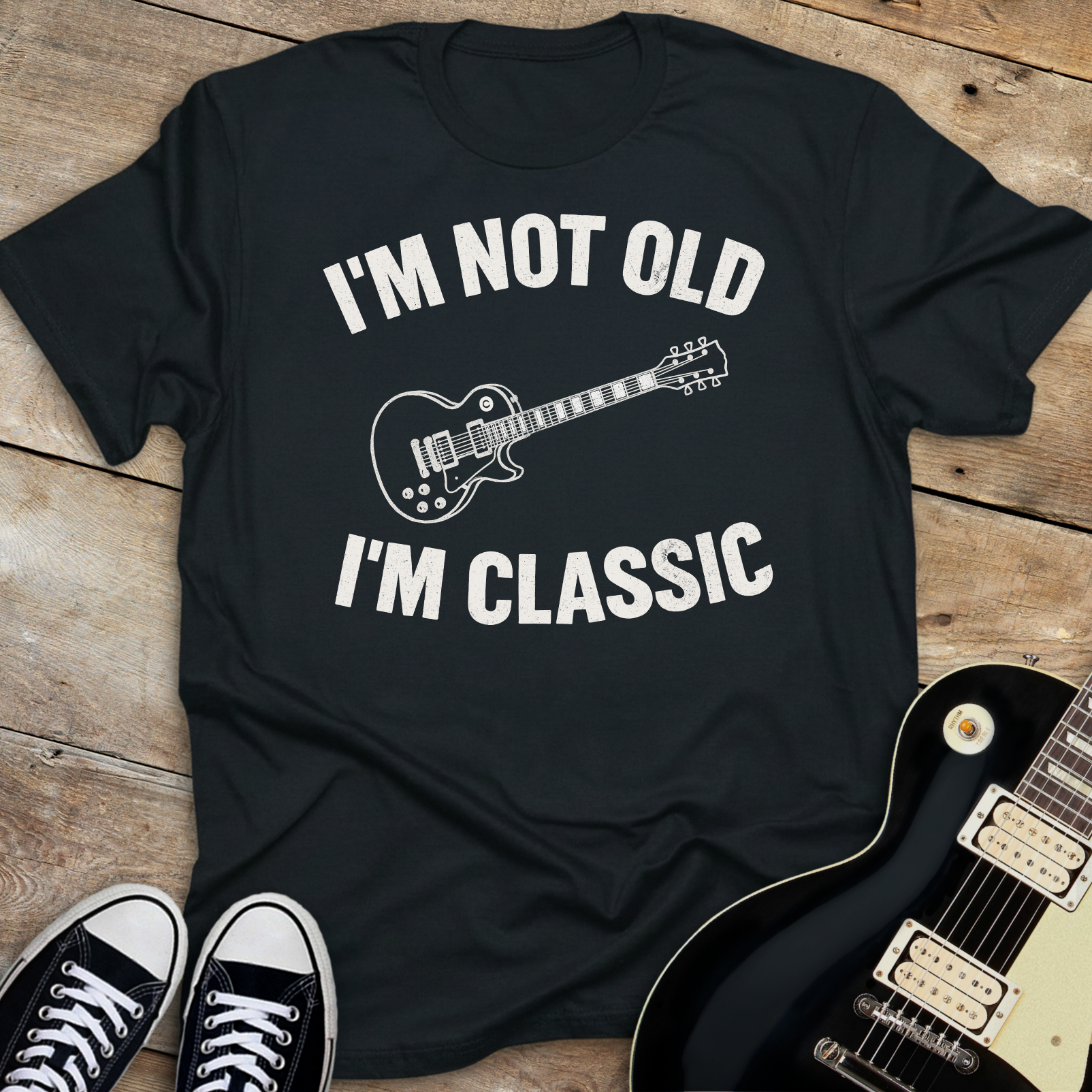I'm Not Old I'm Classic T-Shirt for Musicians & Music Lovers ...